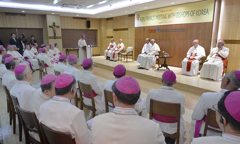 한국주교단과 함께하는 프란치스코 교황 [포토]-민중의소리